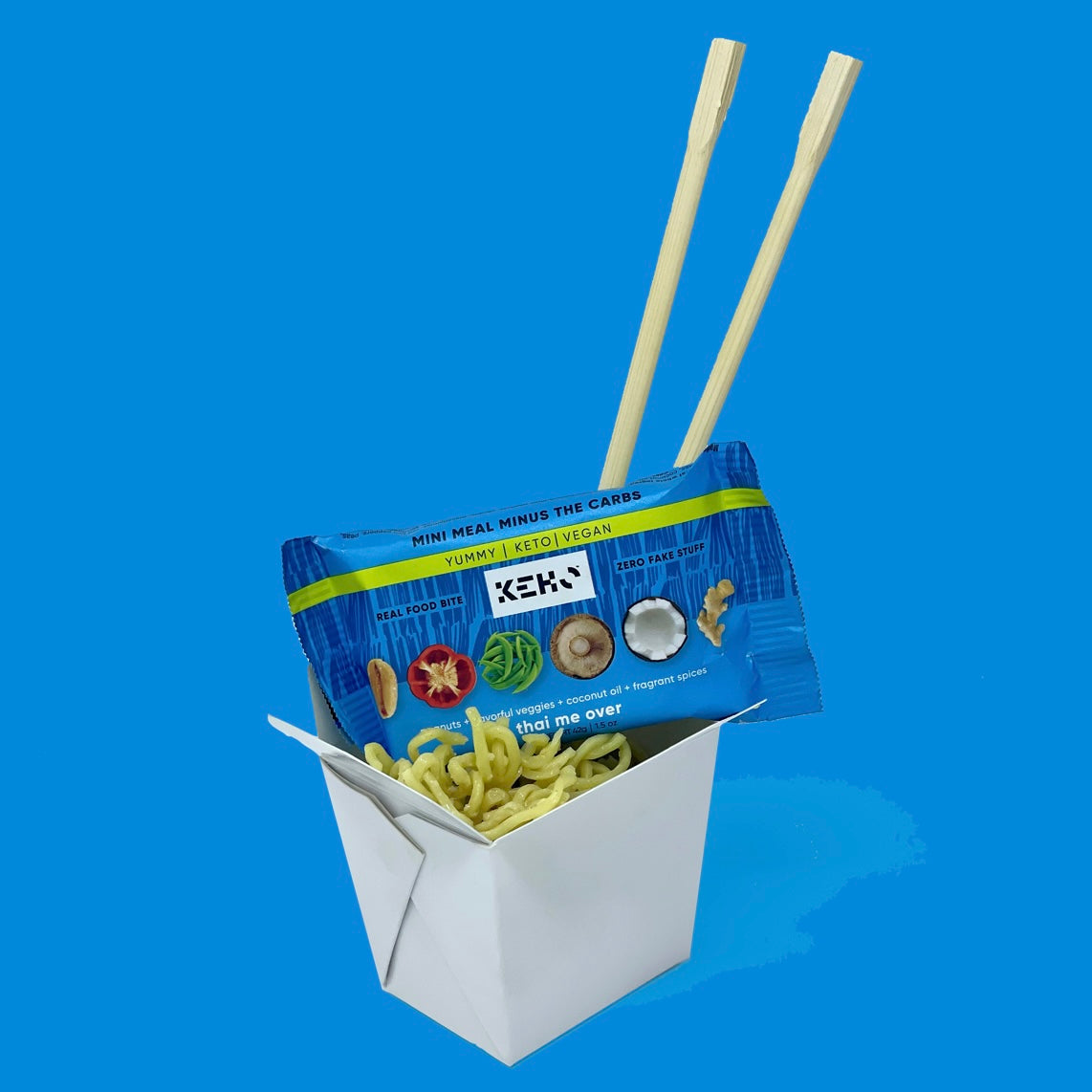 Yum KEHO real food savory snack bites, that are plant-based and keto.